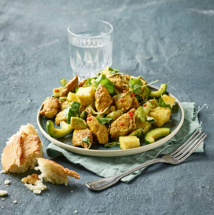 Eksotisk kyllingesalat