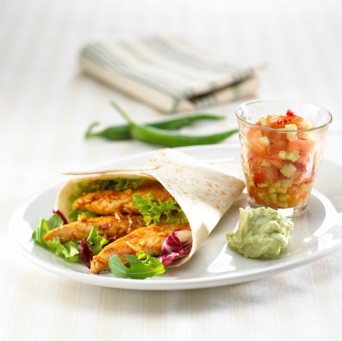 Wrap med kylling – nem frokostidé | ROSE Kylling