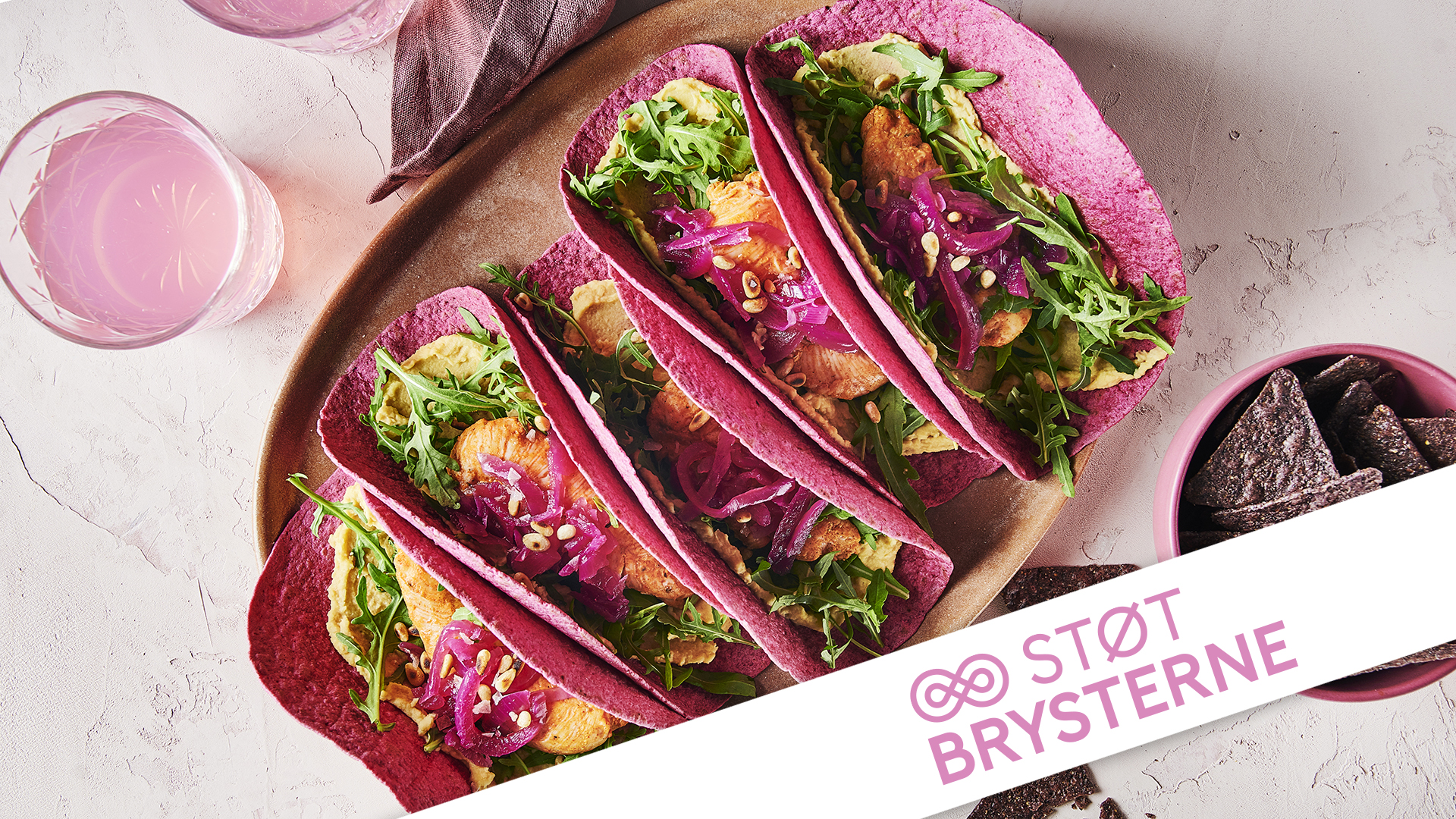 Tortilla wraps med BBQ inderfilet